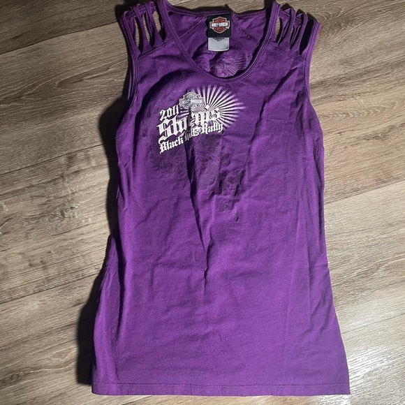 Harley-Davidson | Tops | Harley Davidson Tank Top Women M Purple ...